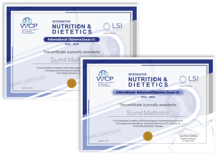 World Academy of Career Programmes | Nutrition & Dietetics